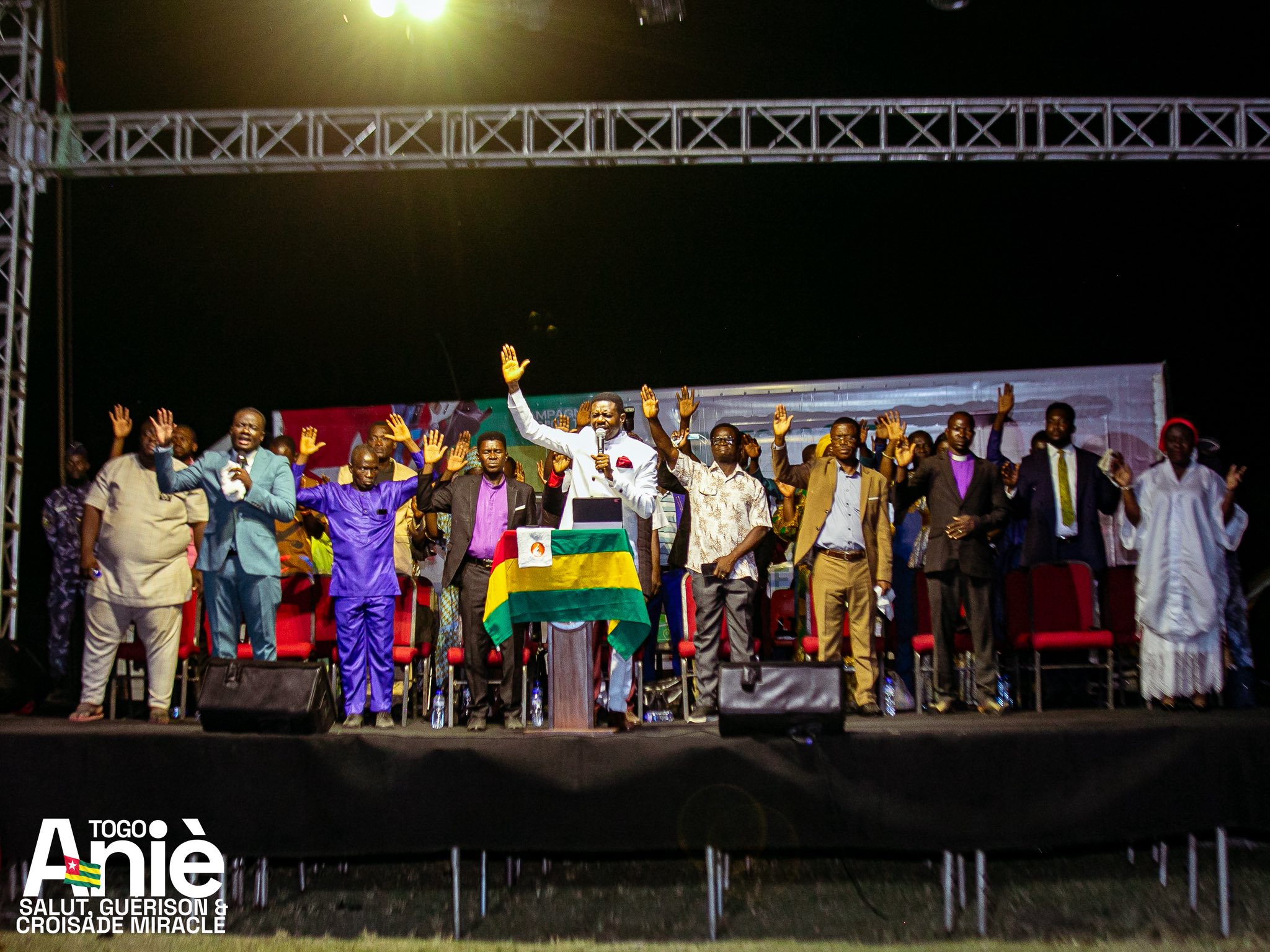 A Night of Great Mercy in Anié, Togo — Day 1 of the Crusade with ...